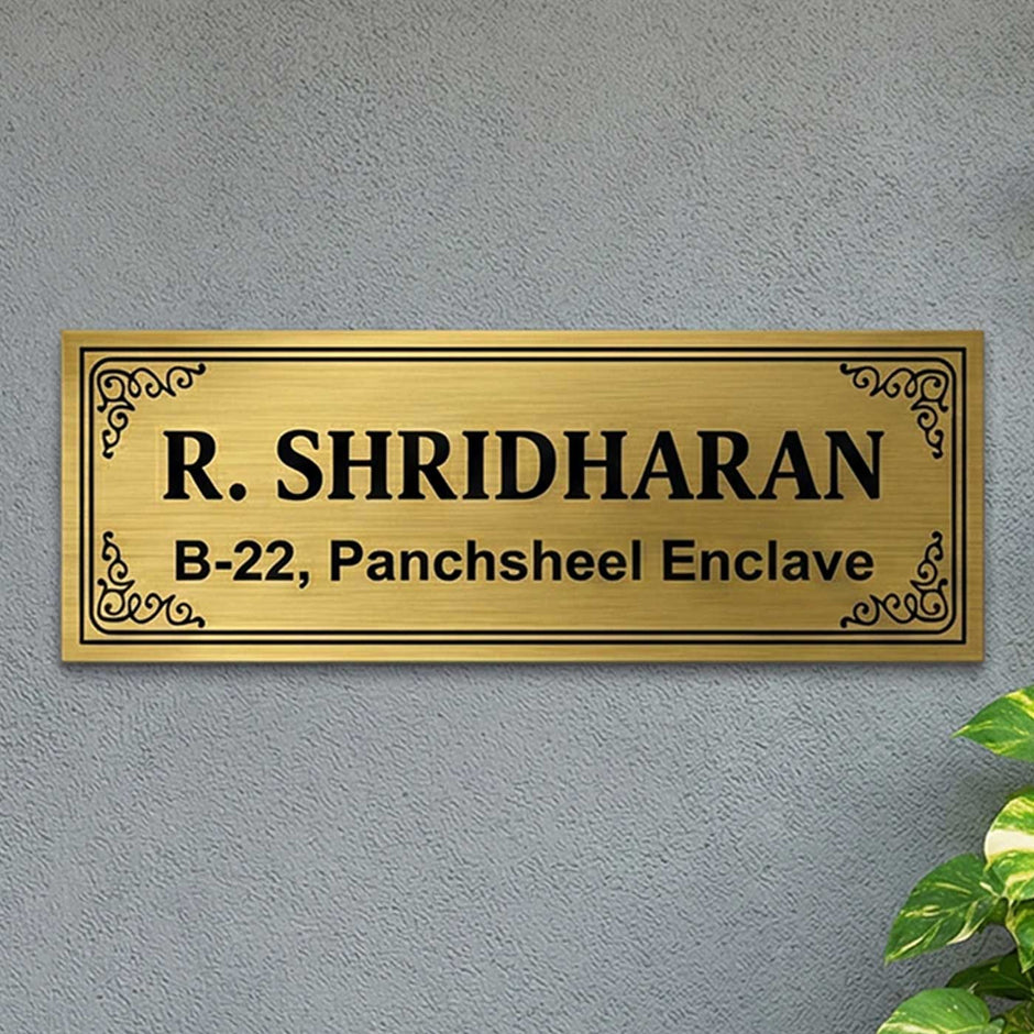 Custom Name Plates & Signage Online India | Nivaraprint